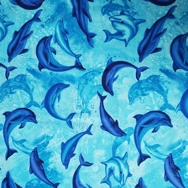 Dolphin Fabric - Etsy