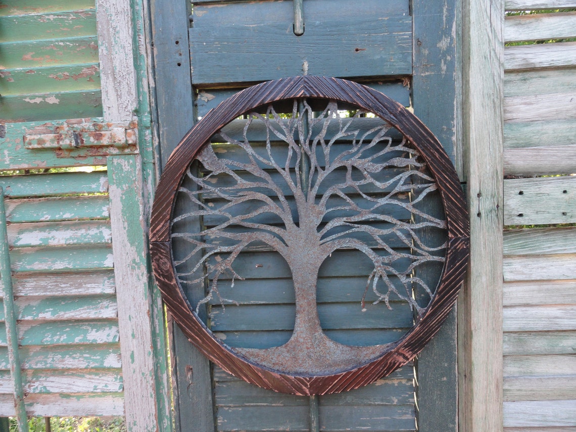 Tree of Life Metal Wall Decor Spirituality Positive Energy Symbolism - Etsy