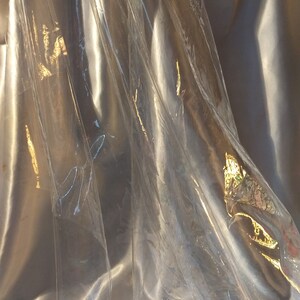 CLEAR FABRIC Transparent TPU Windproof Waterproof Shower Cap - Etsy