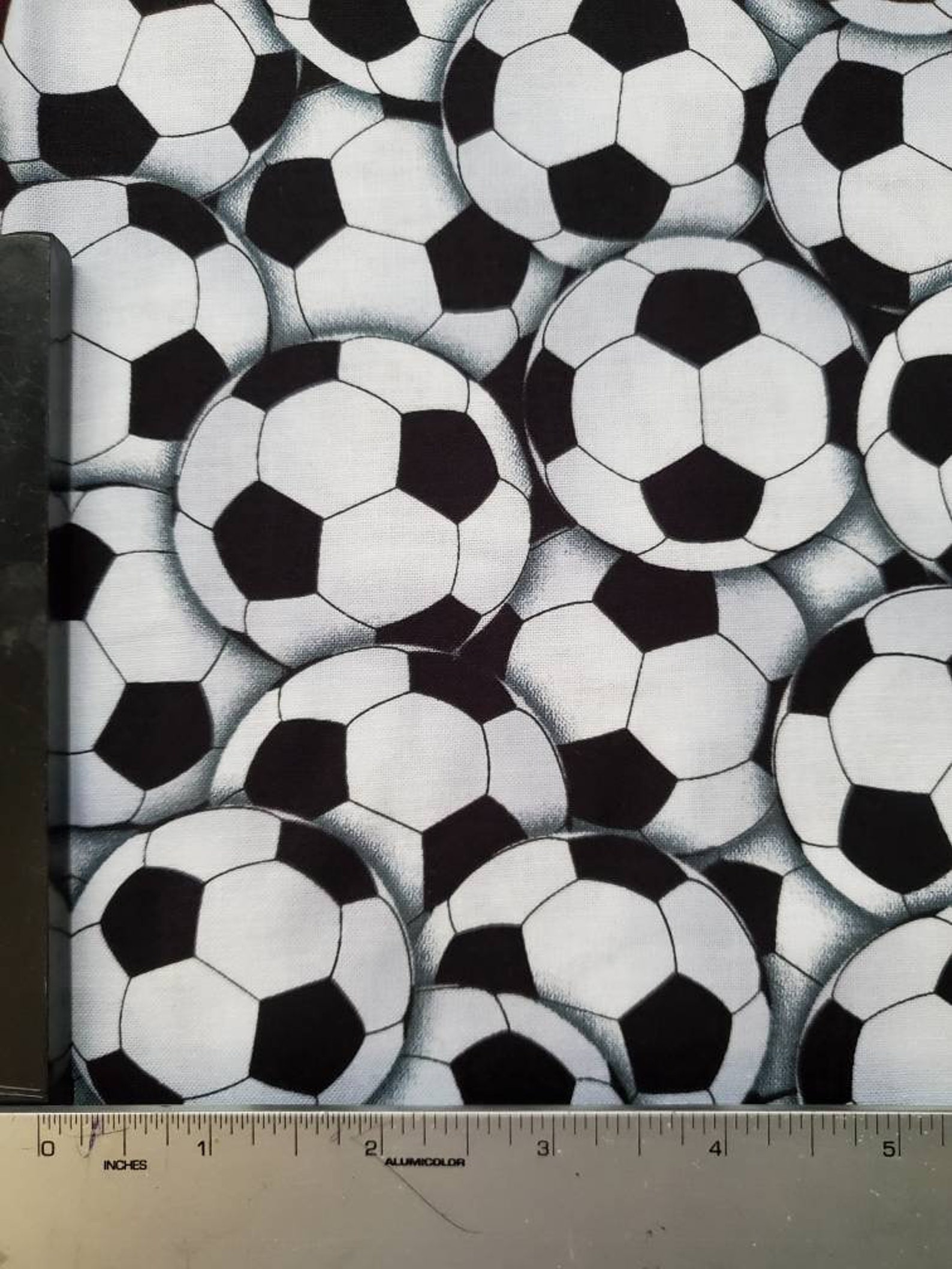 SOCCOR Ball Fabric 100% Cotton Fabric Soccor Game Cotton | Etsy