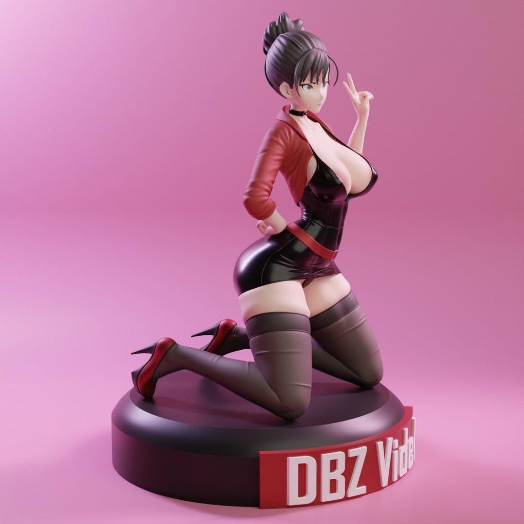 3d Printed 12k Resin Kit No Art Videl Statue Hentai Figurine T Idea Anime T Etsy