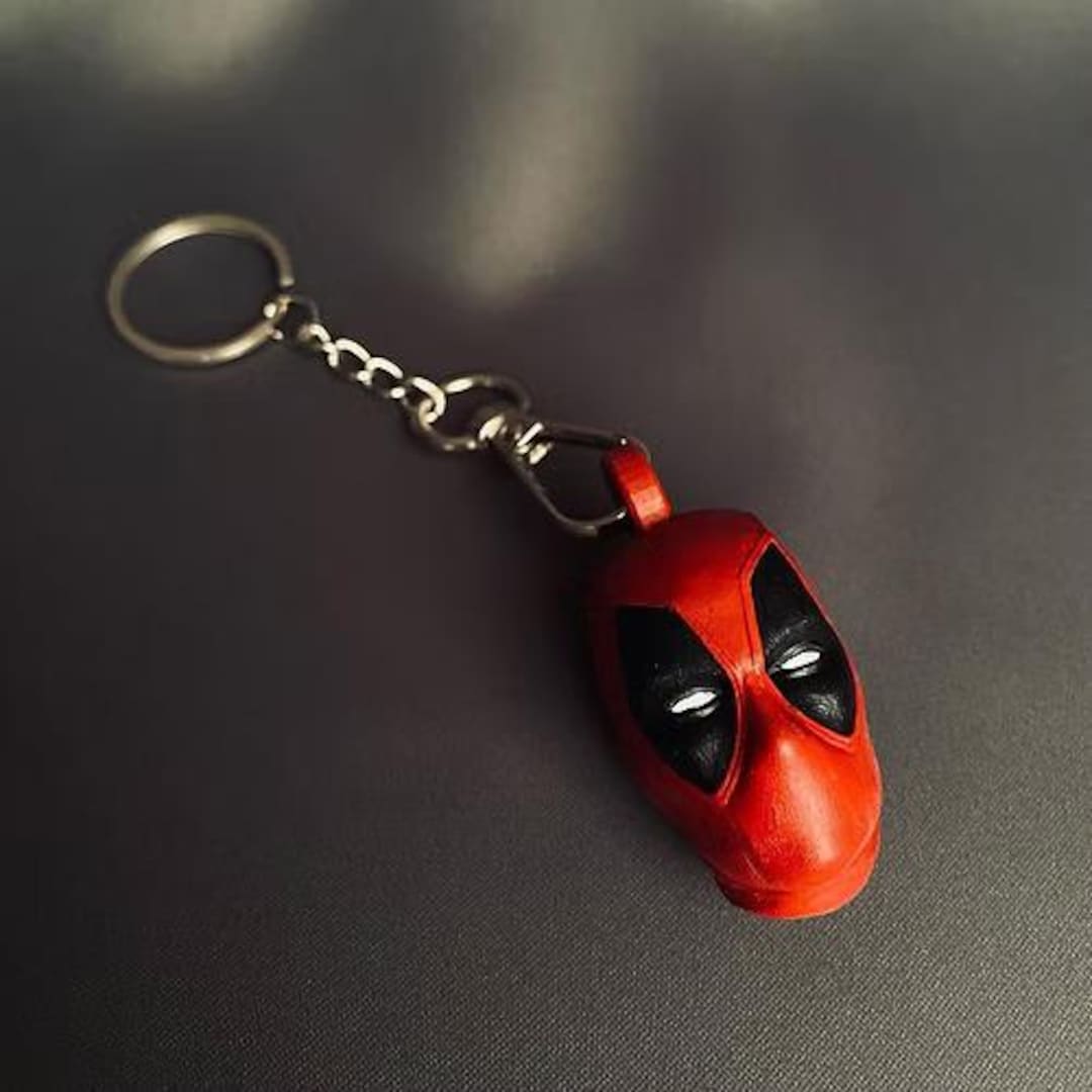 3D Printed 12K Resin Deadpool Keychain, Deadpool Figure Keychain, Marvel Rivals Deadpool - Etsy