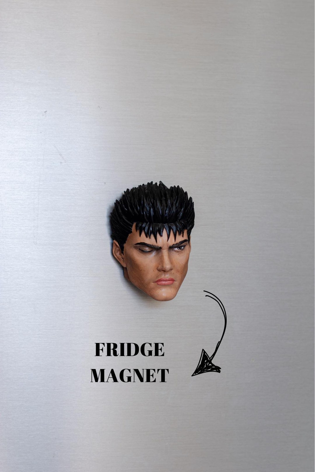 Guts Head Magnet, 3D Painted 12K SLA Resin Guts Figure, Fridge Magnet ...