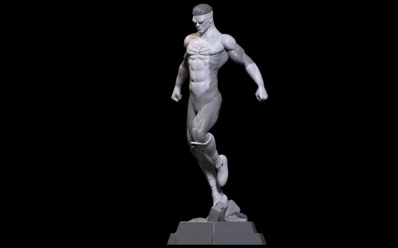 3D Printed 12K Resin Invincible Statue, Invincible Figurine, Gift Idea ...