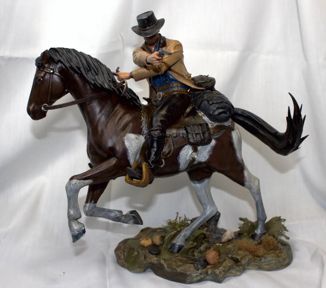 3D Printed 12K Resin Red Dead Redemption Arthur Morgan Statue, Arthur ...