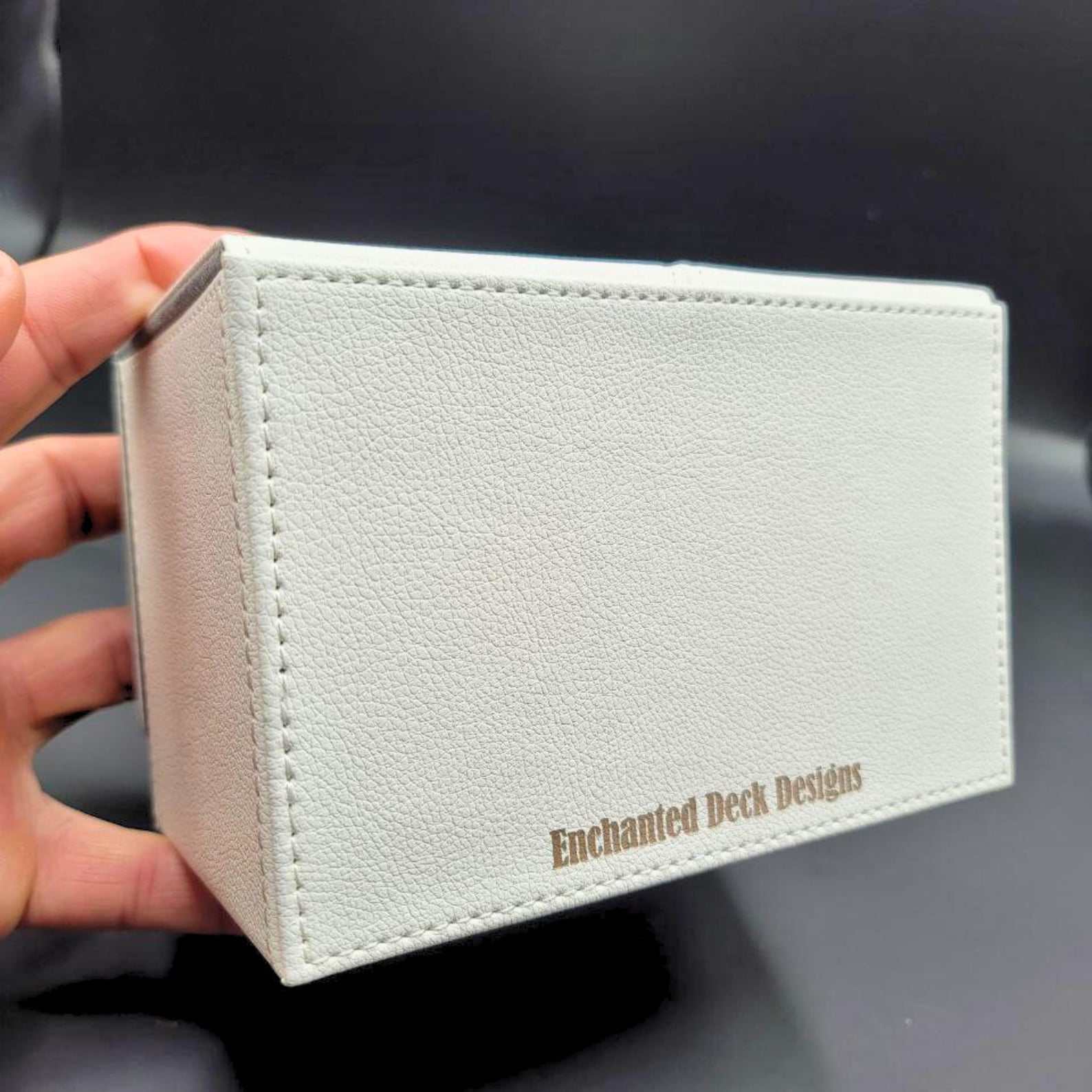 Customized Engraved White Final Fantasy FF, MTG 300+ Card Box ...