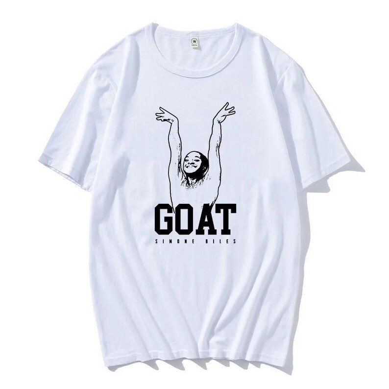 Simone Biles G.O.A.T Shirt | Gymnastics Champion Tee | Cotton Unisex ...
