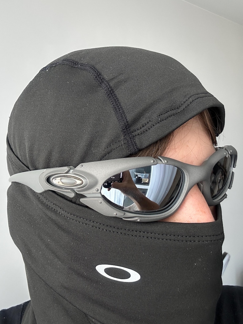 90’s Silver Black Oakley Plate Splice Minute Y2k Rare Vintage Gorpcore ...