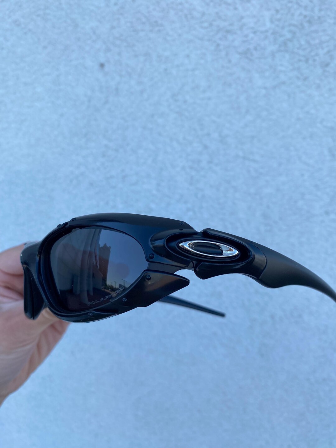 90’s Metal Triple Black Oakley Plate Y2k Rare Vintage Gorpcore ...