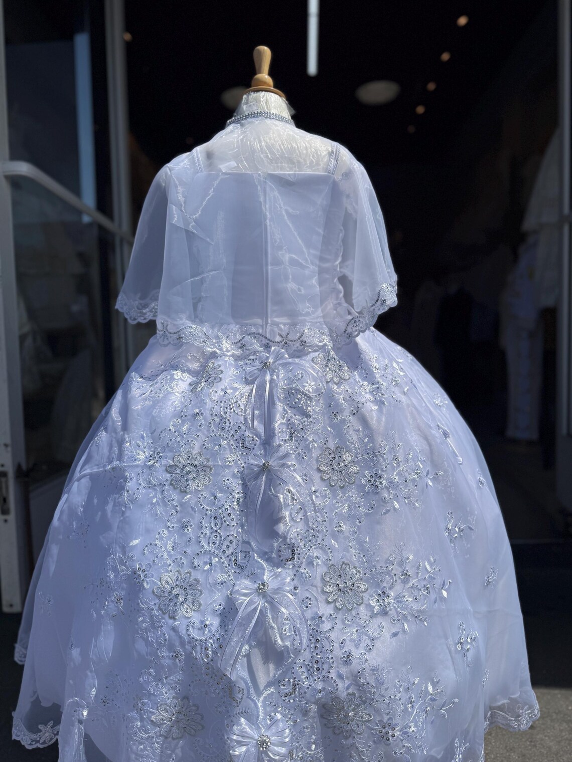 First Communion Dress With Virgencita De Guadalupe - Etsy