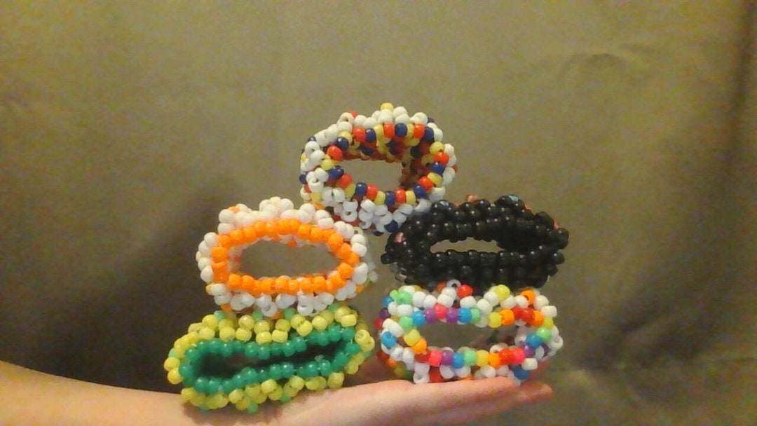 Small Pre-made Kandi Rotating Cuffs! - Etsy