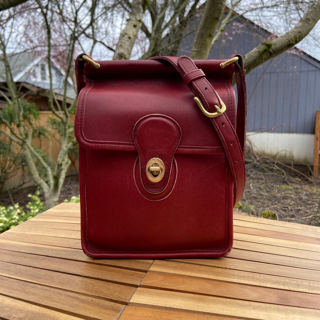 Vintage Coach Murphy Bag | Style 9930 | Red | Made in USA | NO Hangtag ...