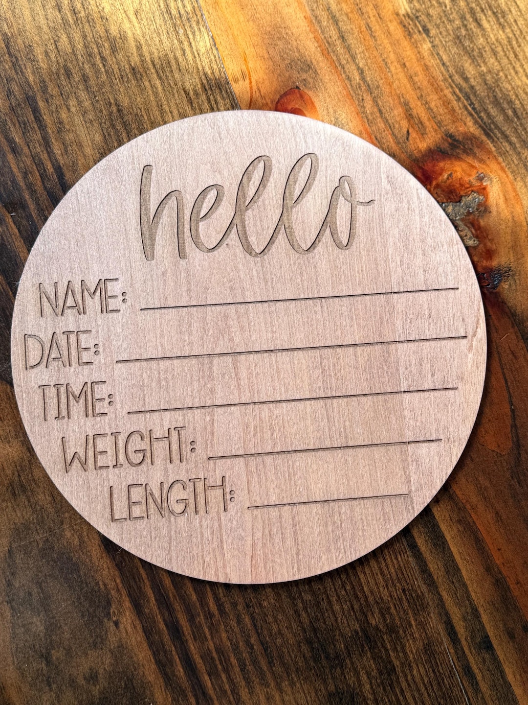 Hello Baby Birth Sign | Birth Stat Sign | Baby Name Announcement ...