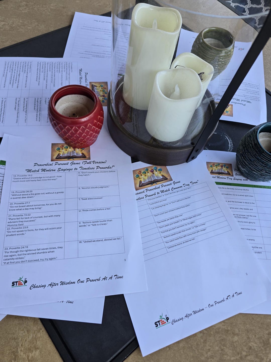 Ice Breaker, Proverbs, Bible Game Matching, Fun Bible Study, Fun ...