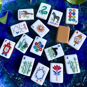Mahjong Tiles Mystical Menagerie - Etsy