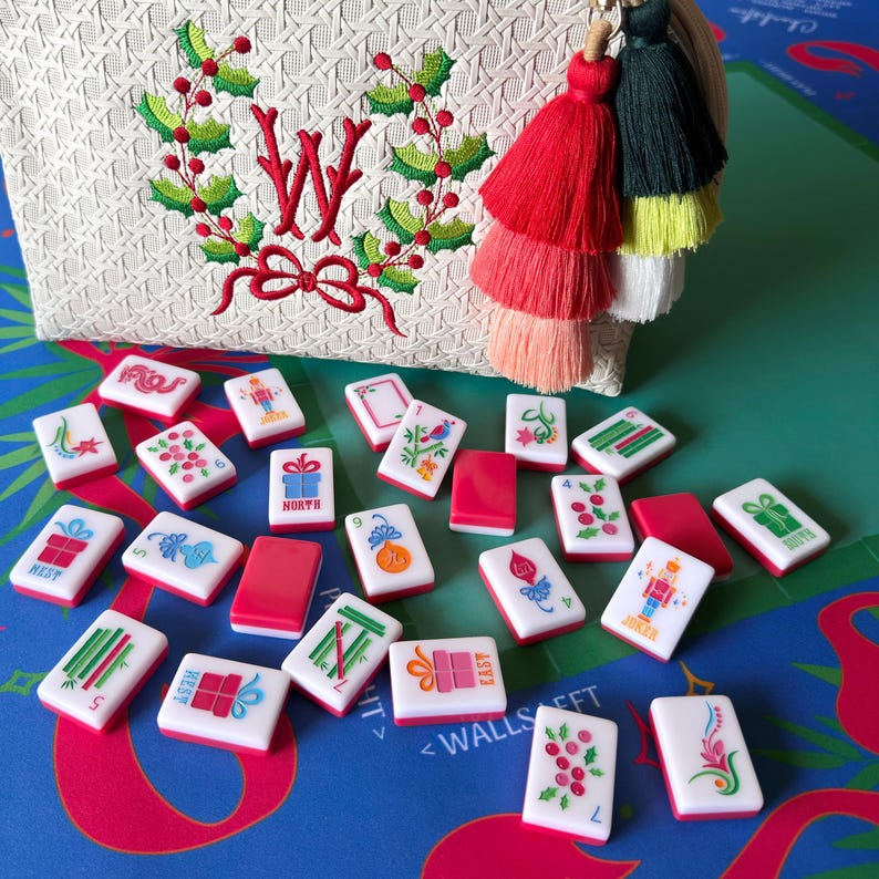 Mahjong Tiles Holiday Soirée - Etsy