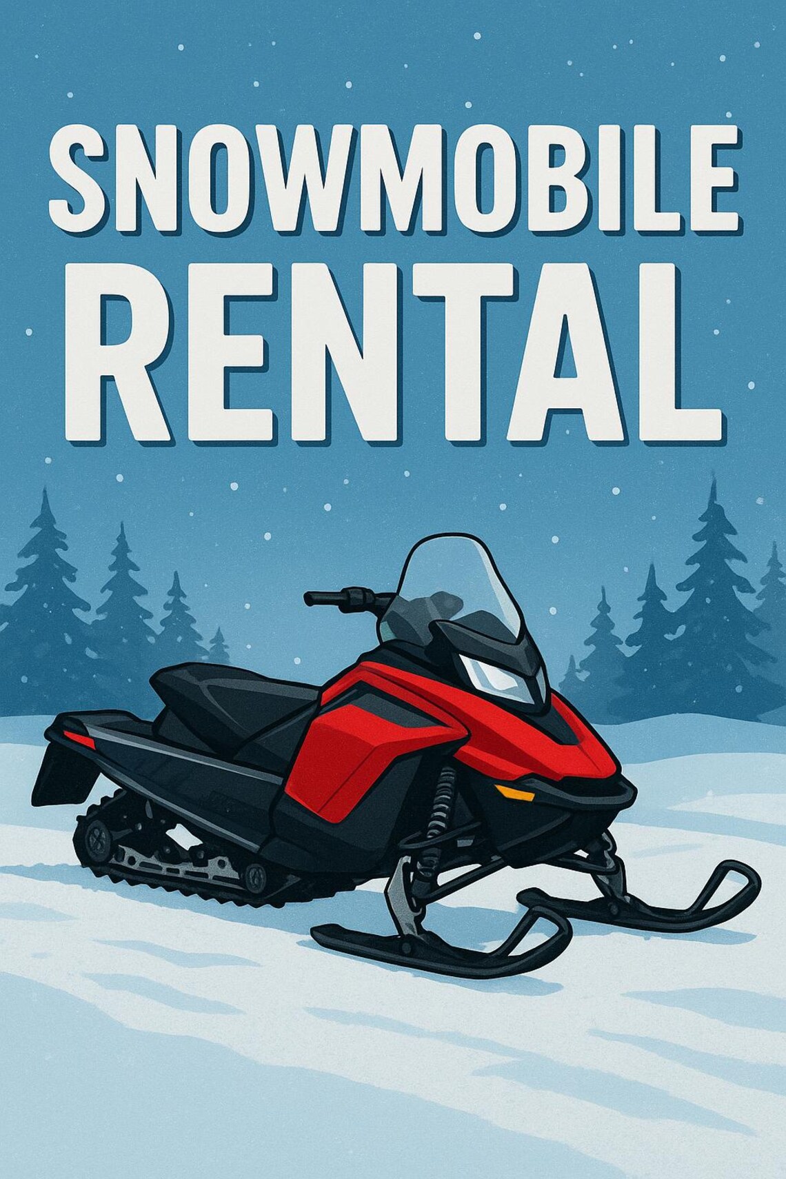 Snowmobile Rental Agreement PDF Template | Printable Contract | Instant ...