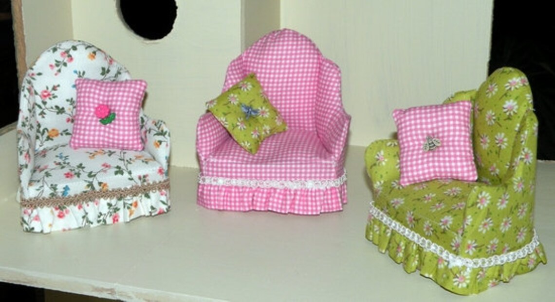 PDF Pattern for a Comfy Cottage Chair for Hitty and Other 5" to 8 ...