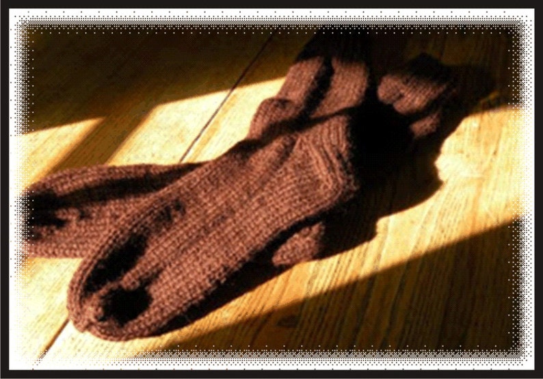 Pattern to Knit These Toasty Men's Socks Great for Hunting Socks - Etsy