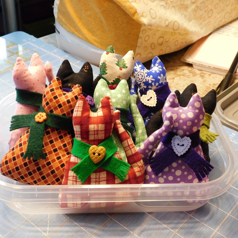 Felt Cat Ornament Pattern - Etsy