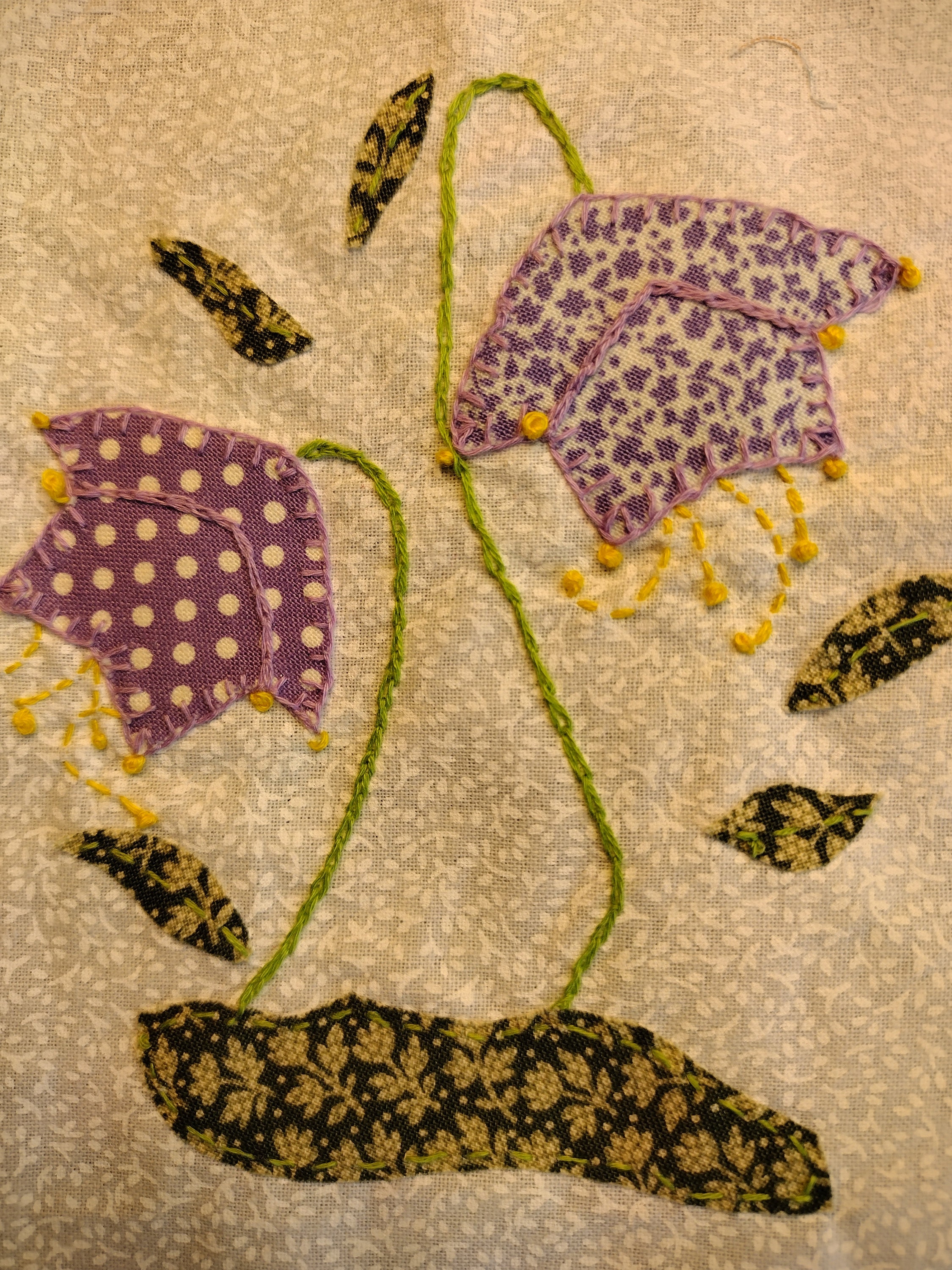 6 Lovely Hand-embroidered Quilt Blocks to Make a Spring Wallhanging or ...