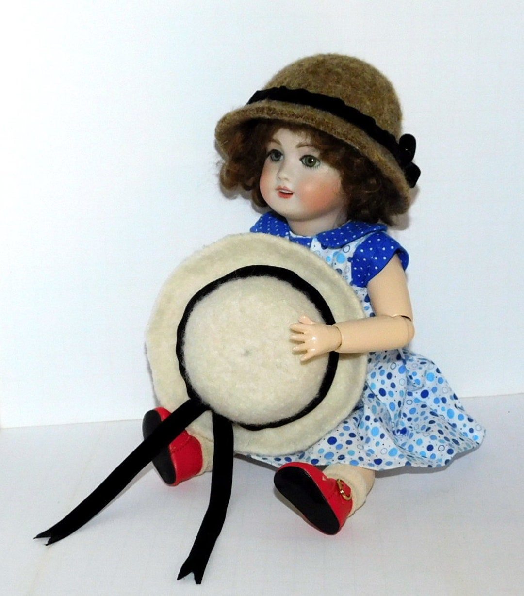PDF Tutorial for 2 Different Felted Hats for Bleuette and Like-sized ...