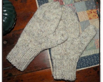 Double Knit Mittens - Etsy