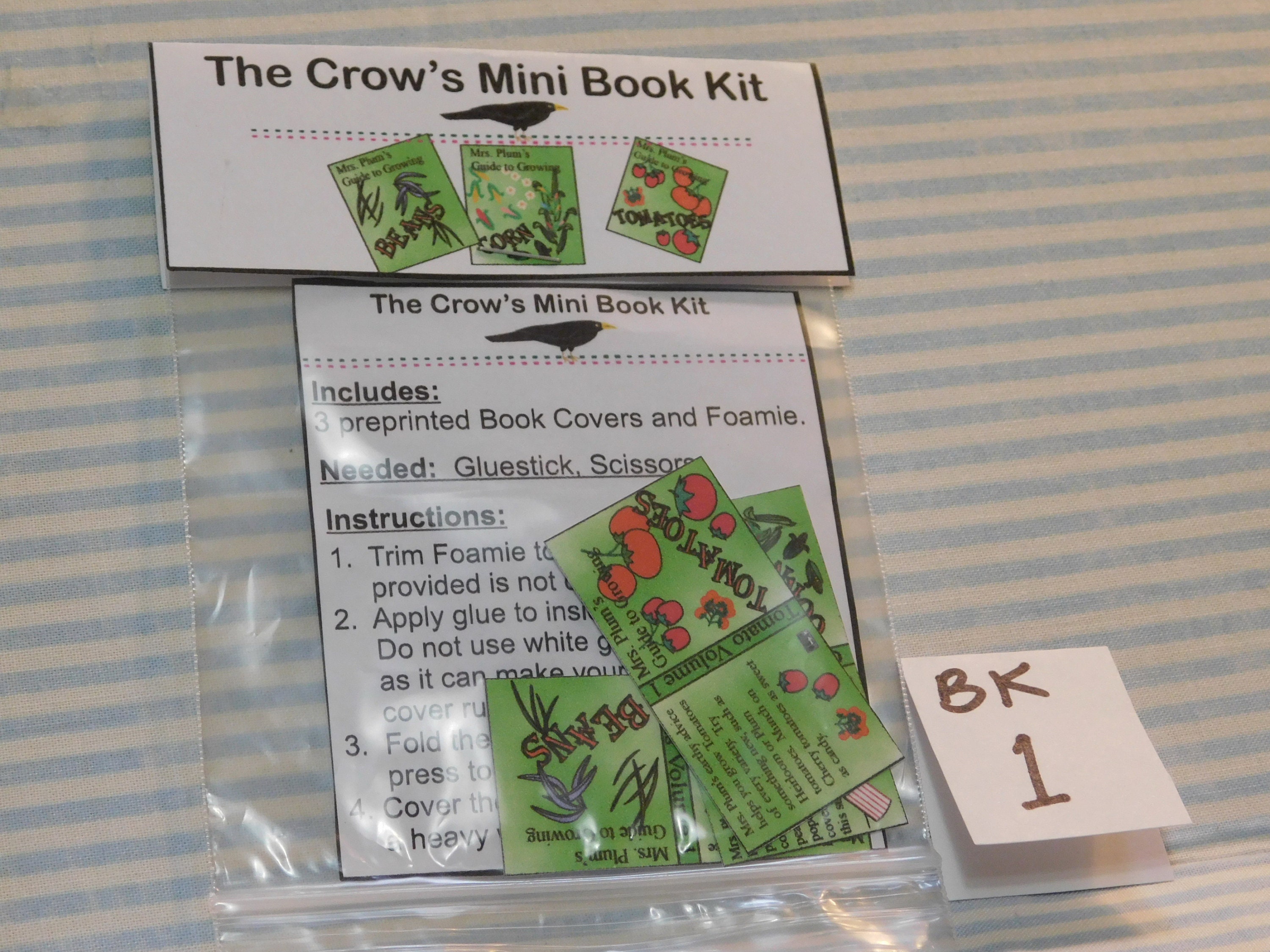 BK1. Mini Book Kit for Hitty, 11 Fashion Doll, Dollhouse Dolls 3 Books ...