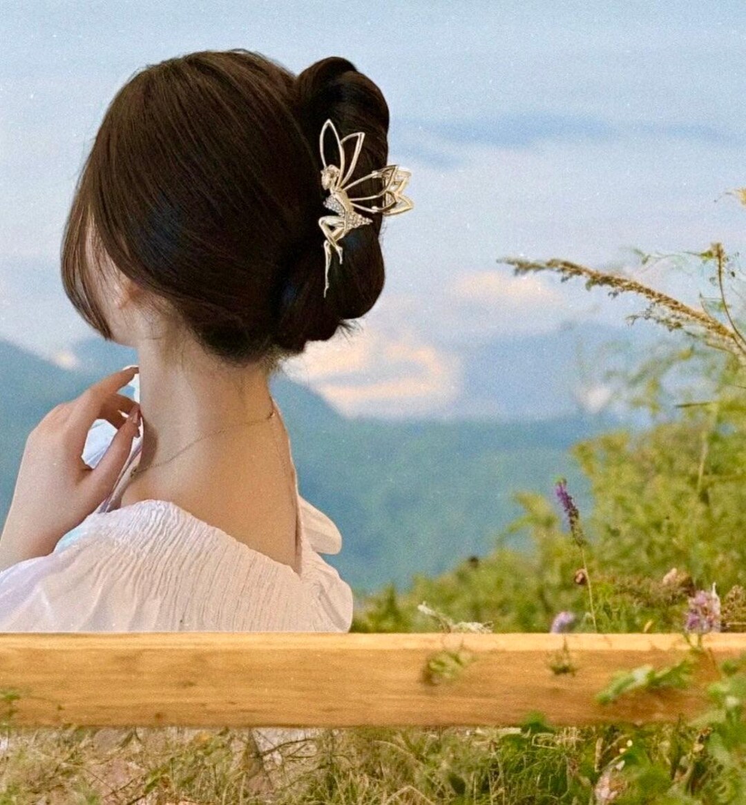 Woodland Wisp Fairy Claw Clip | Enchanted Fairy Hair Accessory ...