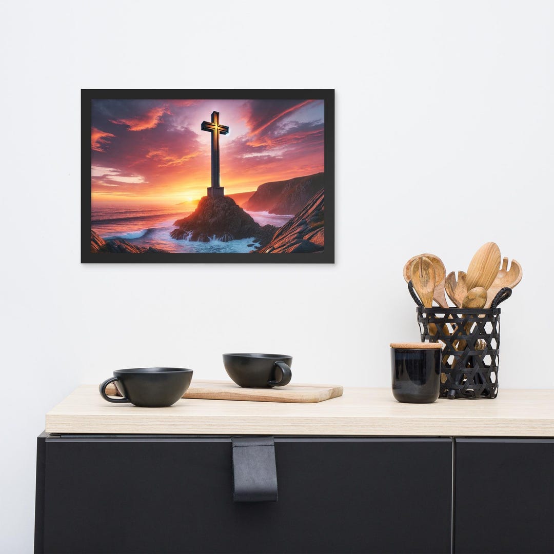 Christian Wall Art Framed Poster - Etsy