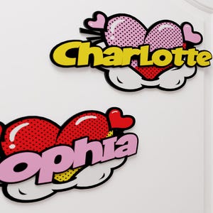 Custom Comic Book Style Door Sign – Personalize Background & Name ...