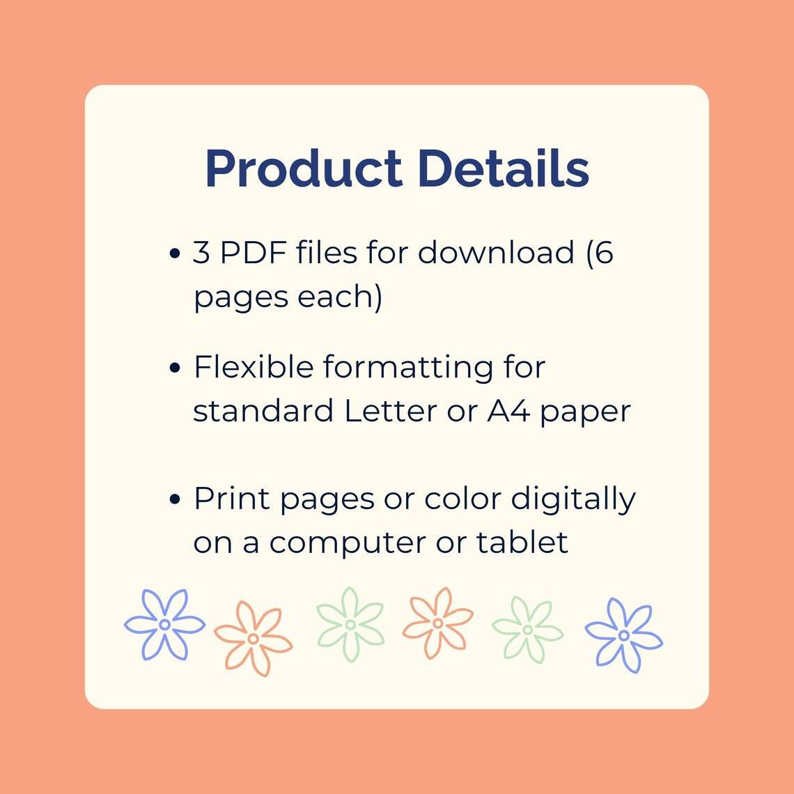 Super Summer Coloring Bundle - Floral and Beachy Bold & Easy Printable ...
