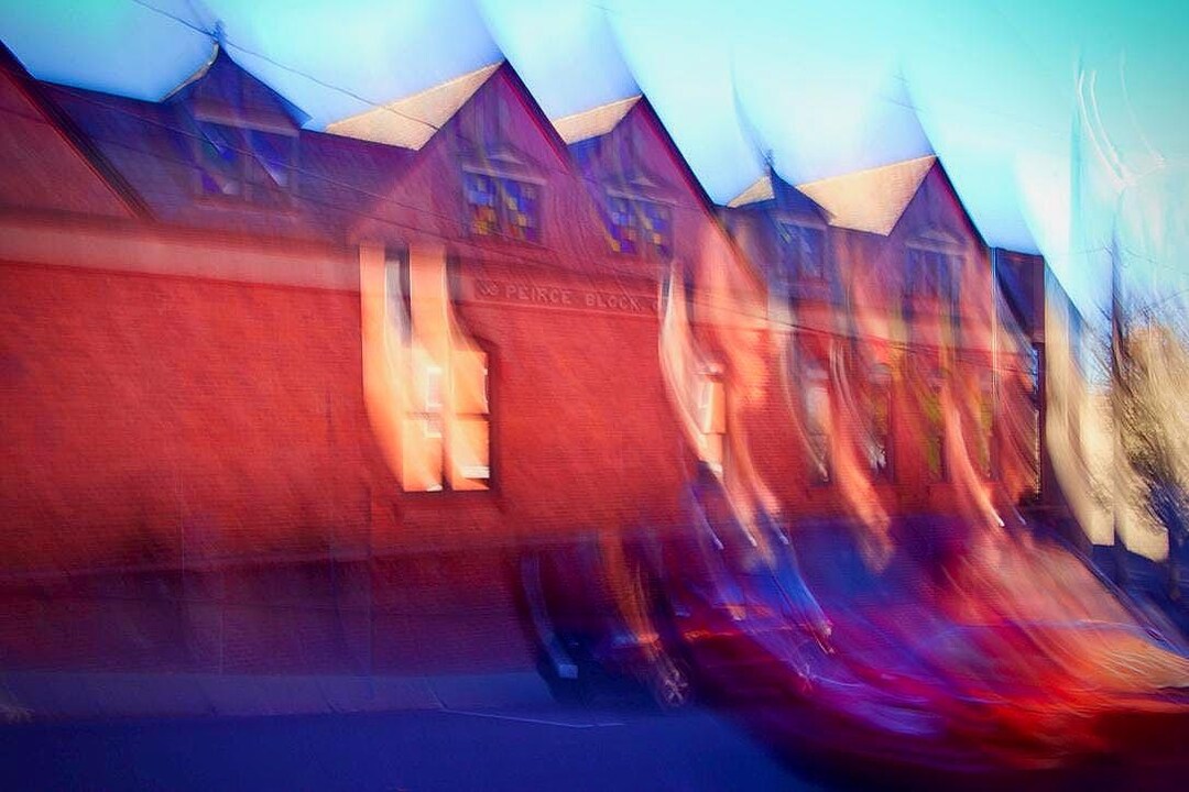 Impressionistic Building Photo | Vibrant Architectural Wall Art - Etsy