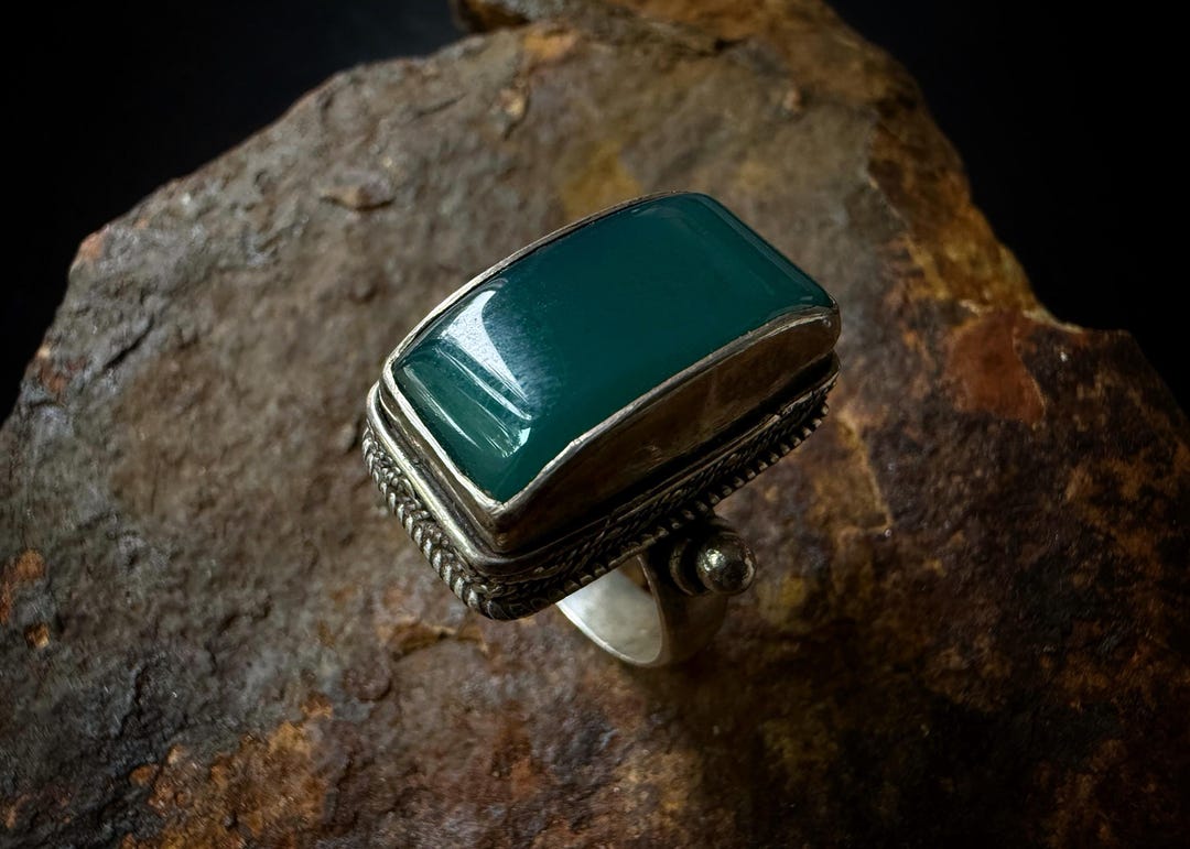 Gorgeous Vintage Sterling Silver Cluster Ring - Etsy