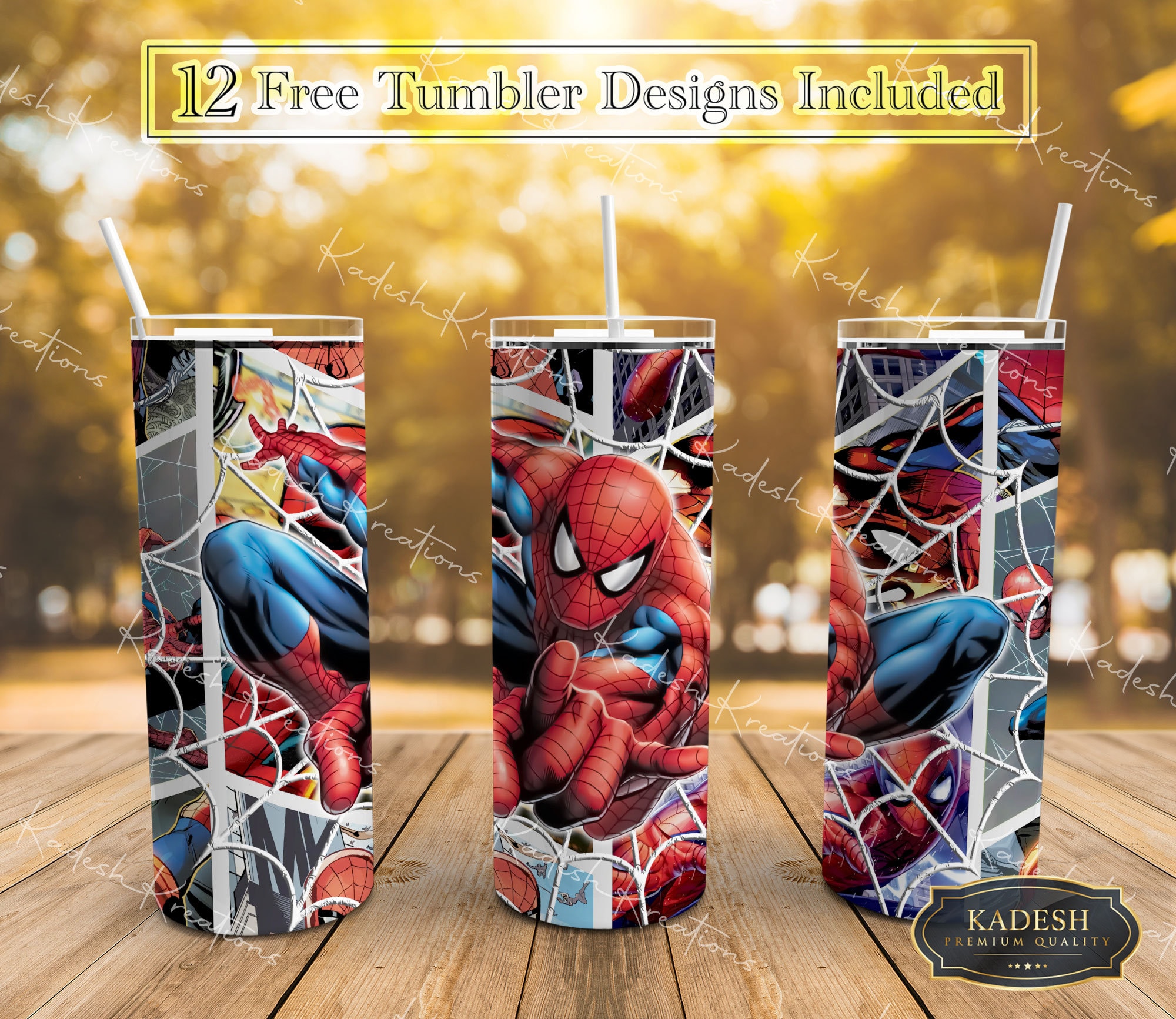 Spiderman Sublimation Tumbler - Etsy Australia
