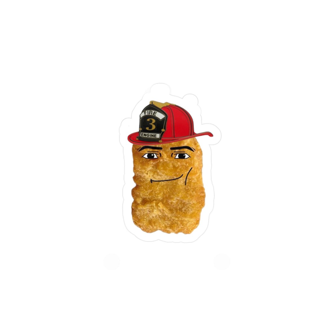 Firefighter Nugget, Sticker Decal, Laptop Decal, Car Decal, Waterproof ...