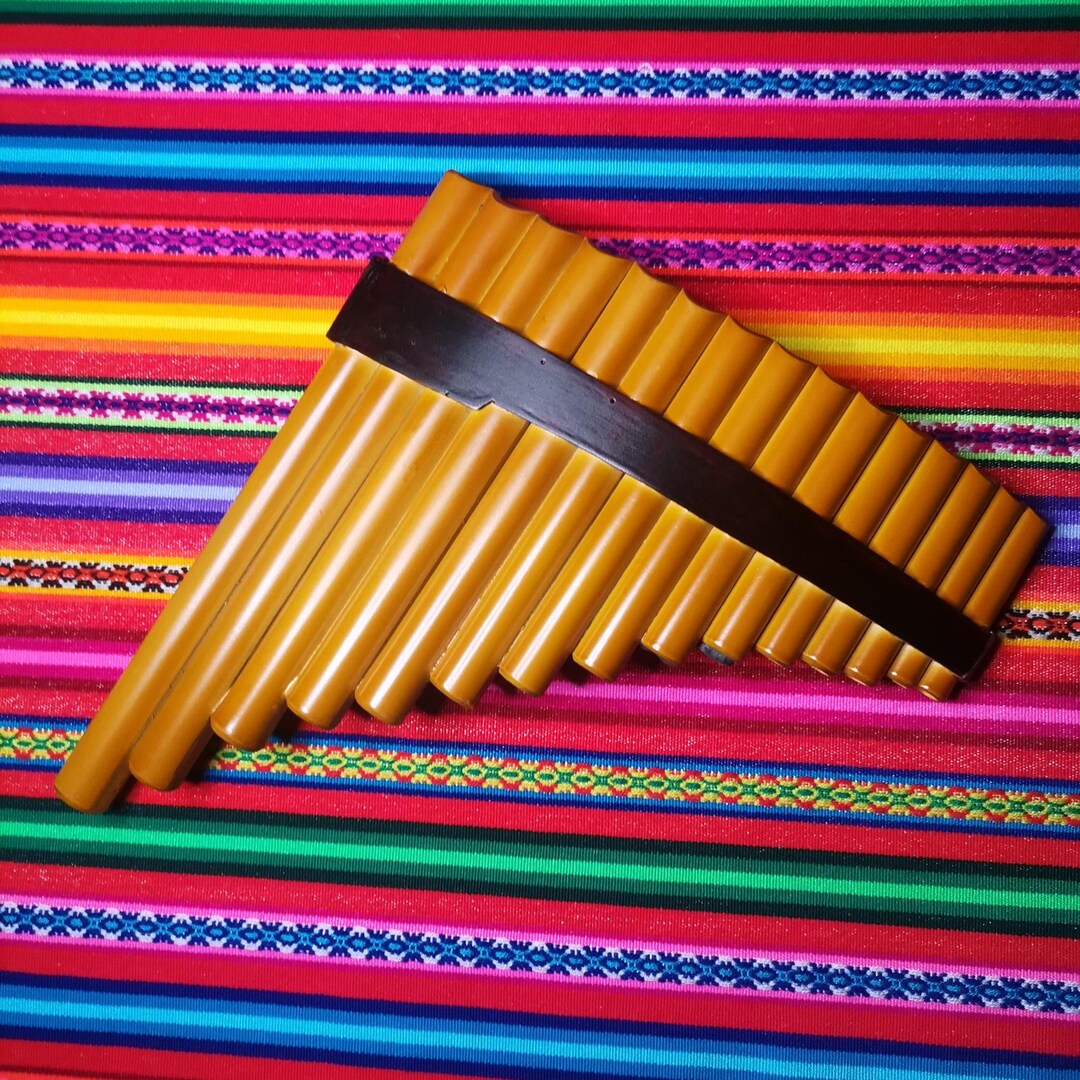 PAN FLUTE Pan Pipe Alto 15 Tubes, Bambu Selecto, 4.40hz, Afinable, High ...