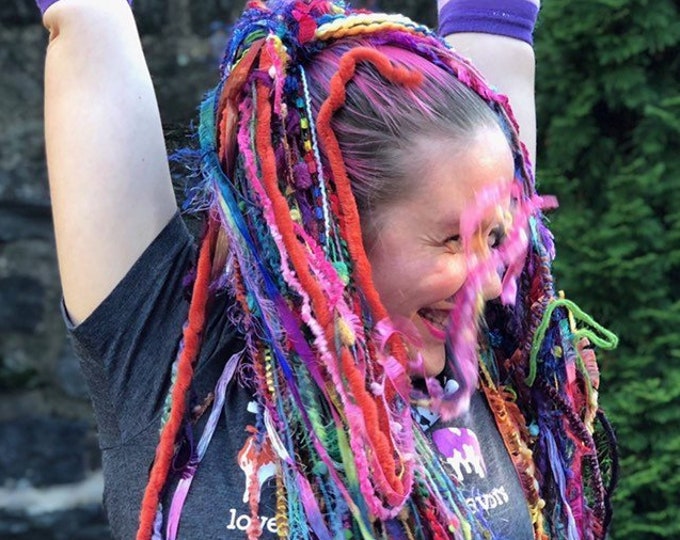 Rainbow Rapunzel Hair Fall - Etsy