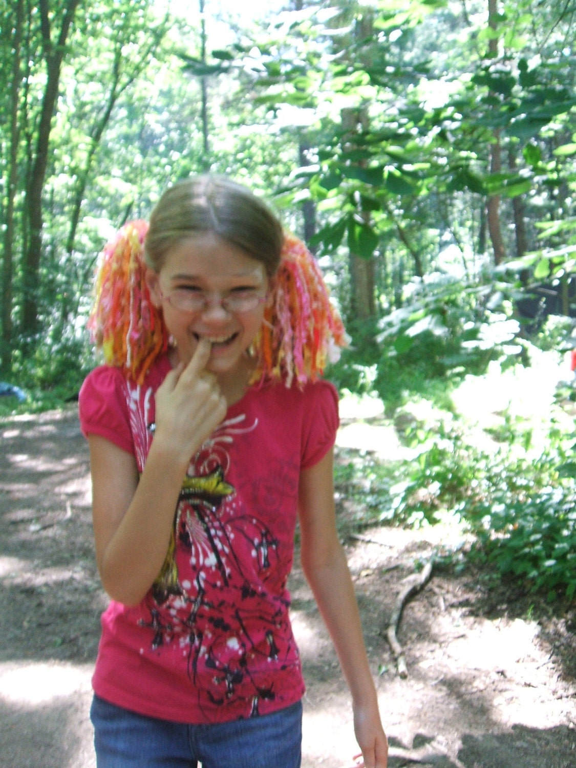 Flaming Pixie Pigtails | Etsy