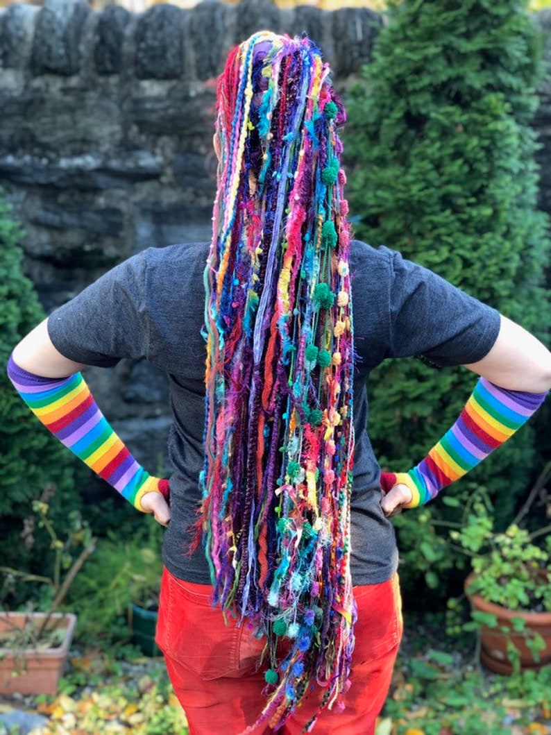Rainbow Rapunzel Hair Fall - Etsy