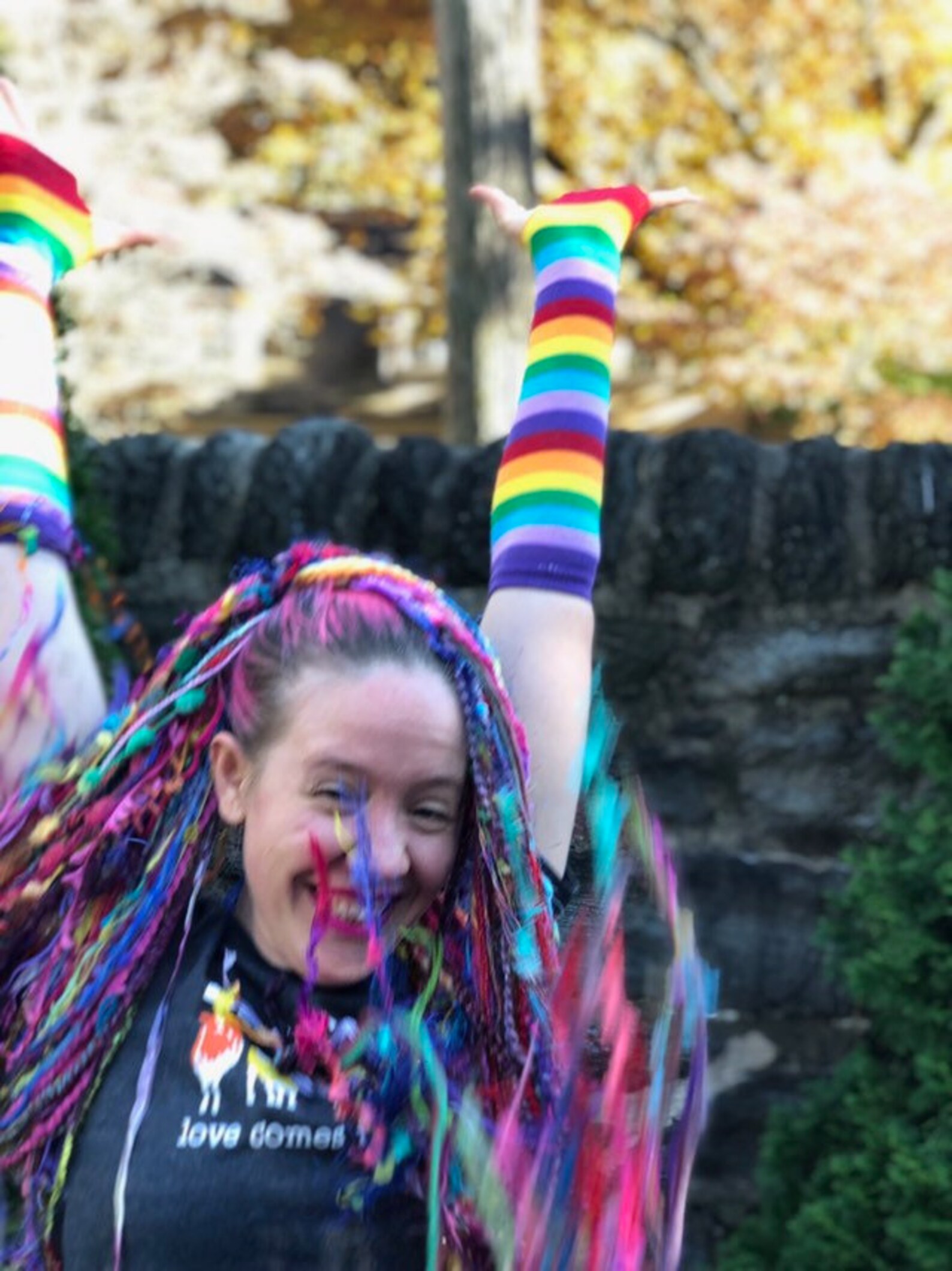 Rainbow Rapunzel Hair Fall - Etsy