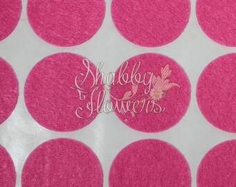 Adhesive Felt Circles Felt Dots 1.5 Inch Felt for Headbands | Etsy