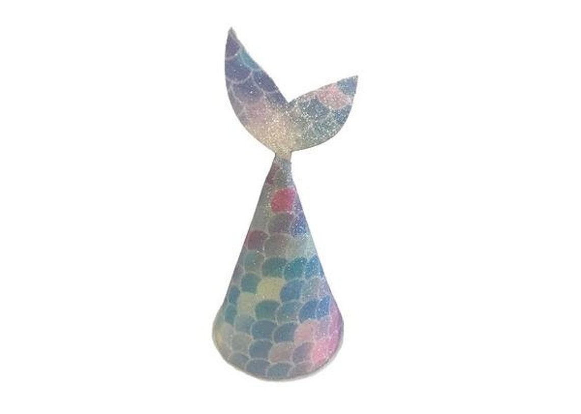 DIY Mermaid Tail Party Hat Mermaid Scales-chunky Glitter | Etsy