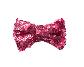 Mini Sequin Bow | Etsy