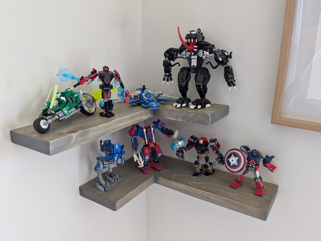Lego Shelf, Display Shelves for Lego Minifigures, Floating Shelf for ...