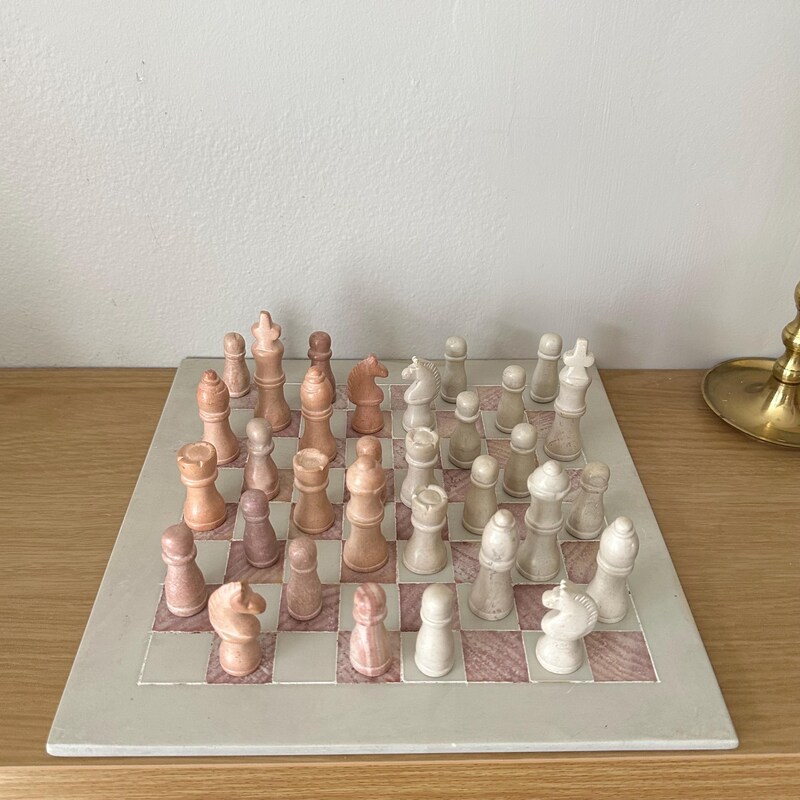 Ceramic Chess Set - Etsy