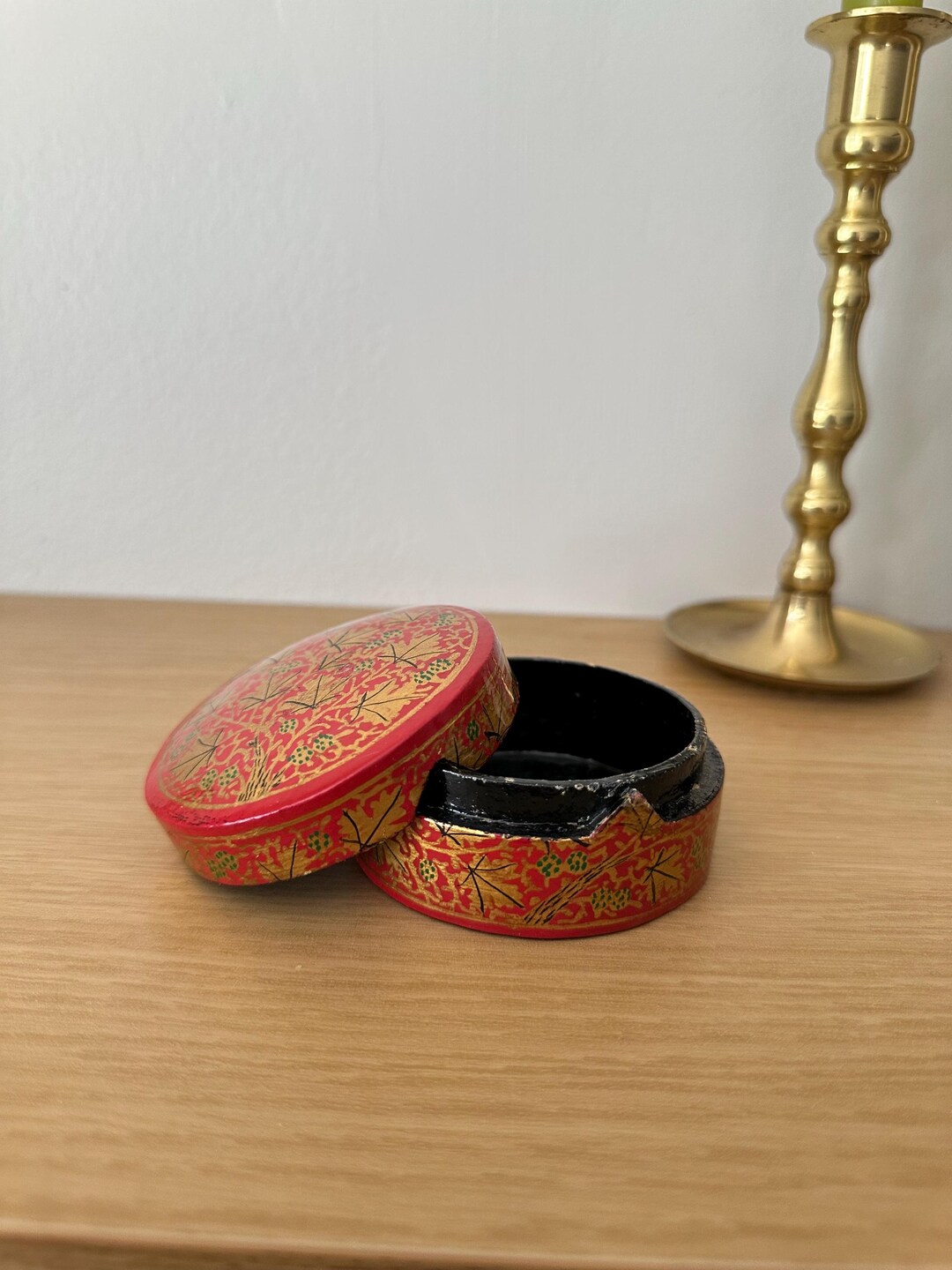 Paper Mache Small Trinket Box - Etsy