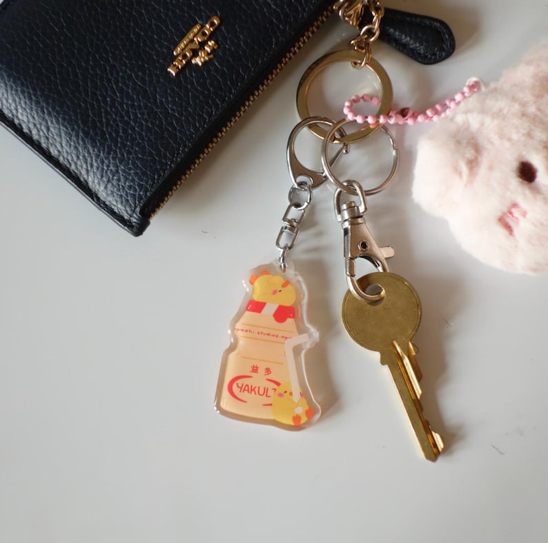 Yakult Ducks Acrylic Keychain - Etsy