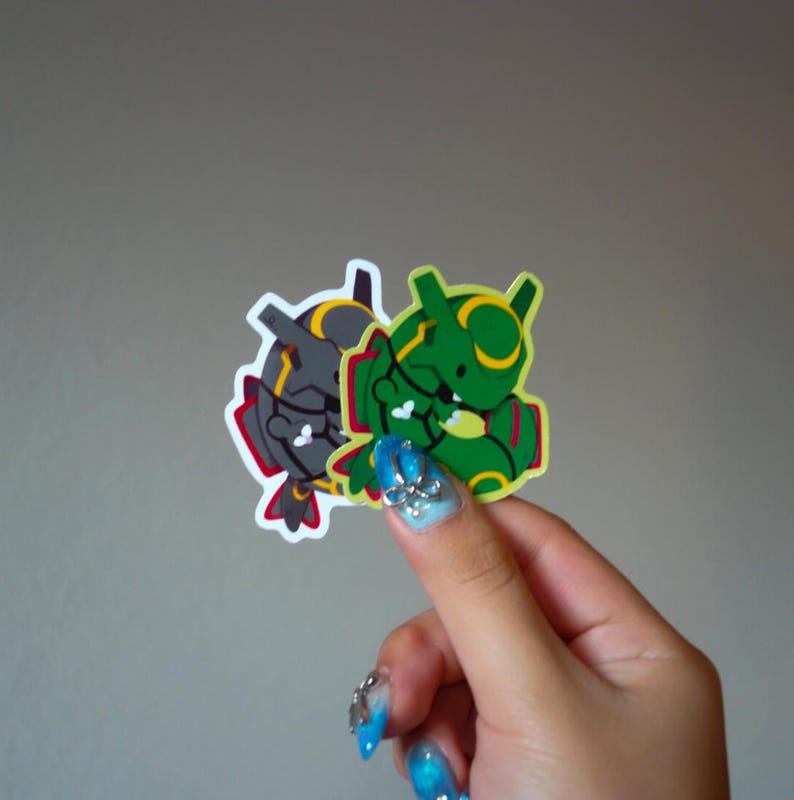 Rayquaza Die Cut Sticker - Etsy