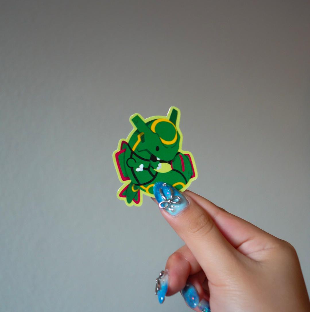 Rayquaza Die Cut Sticker - Etsy